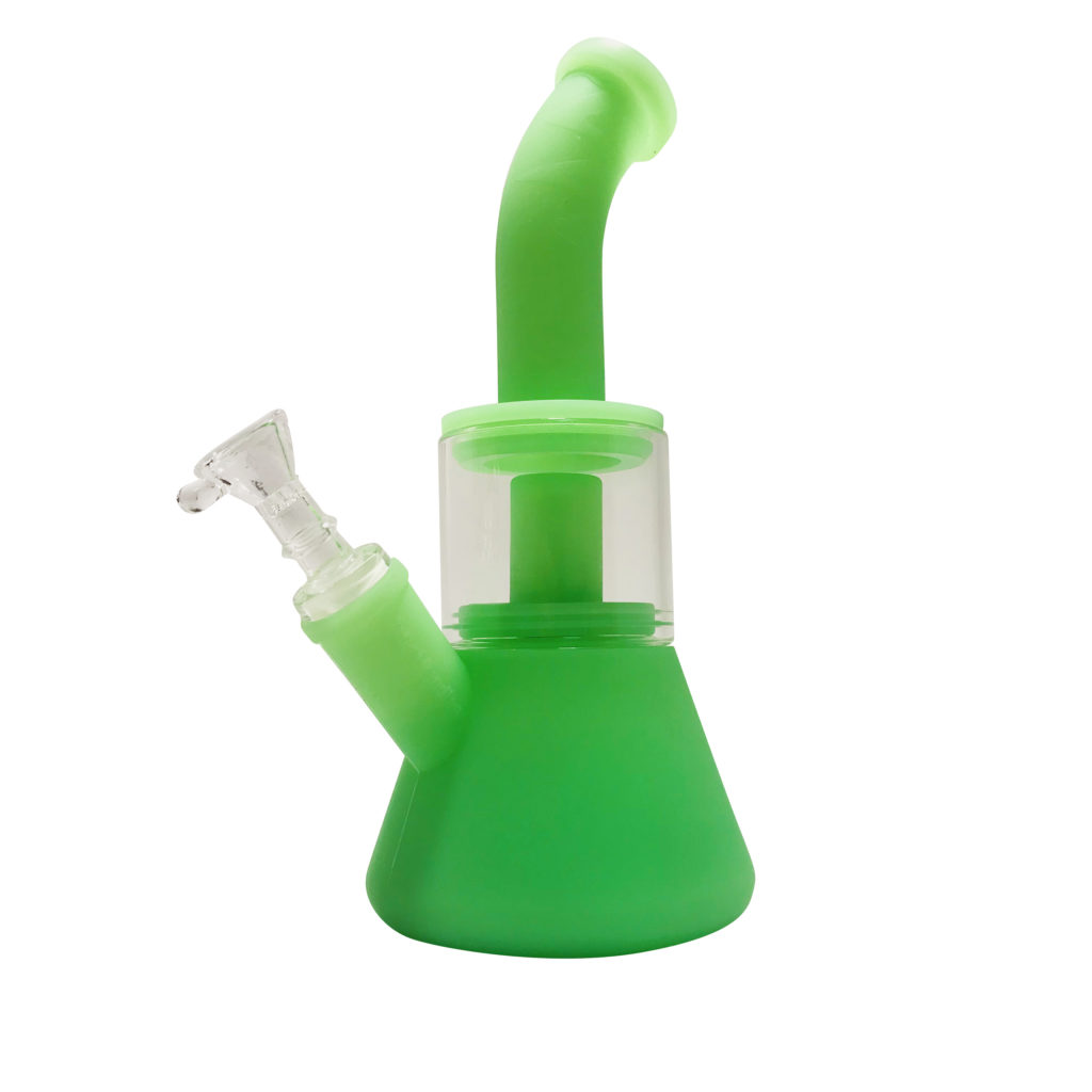 Waxmaid 10" Silicone Glabeau Water Pipe - Cyber Smoke USA